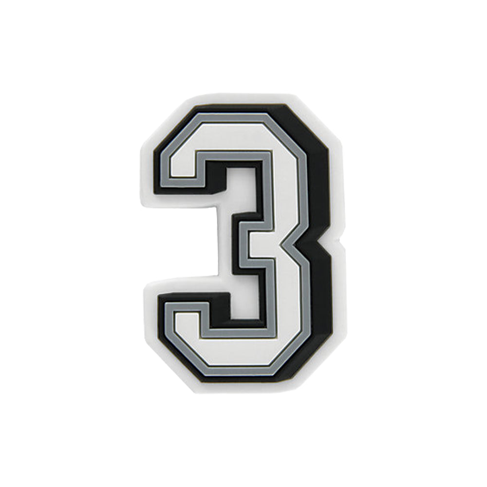 Jibbitz™ Charm B&W Number 3 – Crocs Philippines